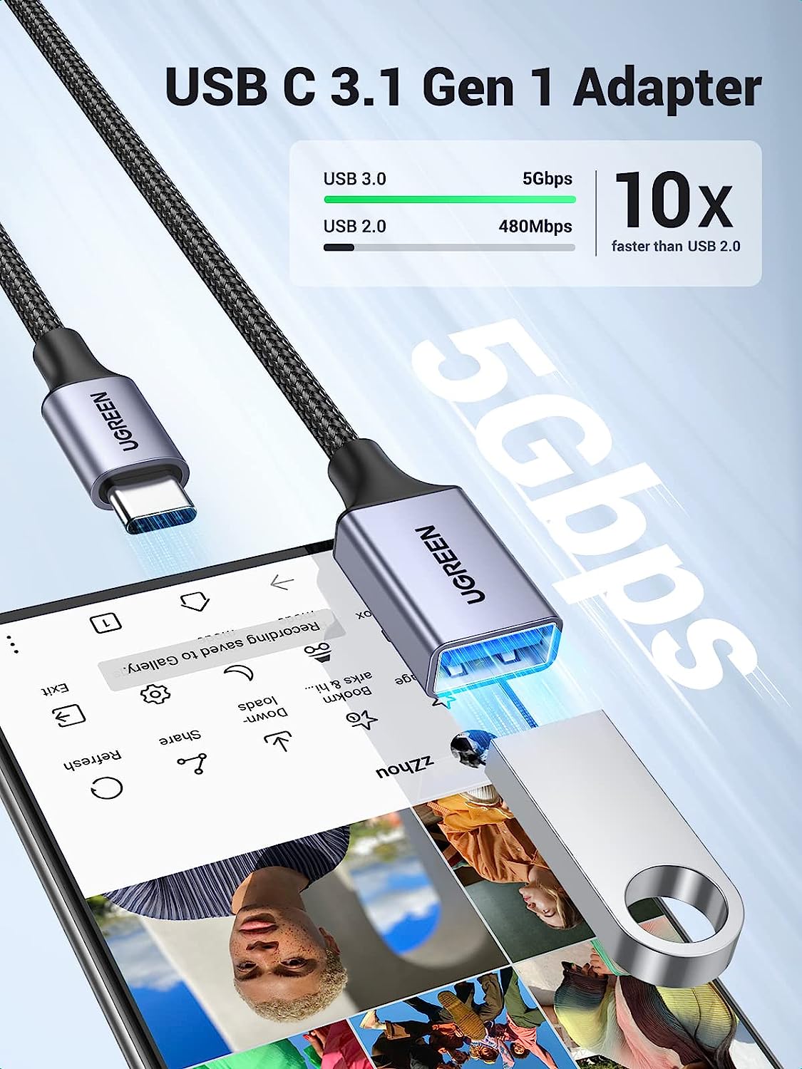 Ugreen USB 3.1 Type-C to Micro USB Adapter – UGREEN Singapore