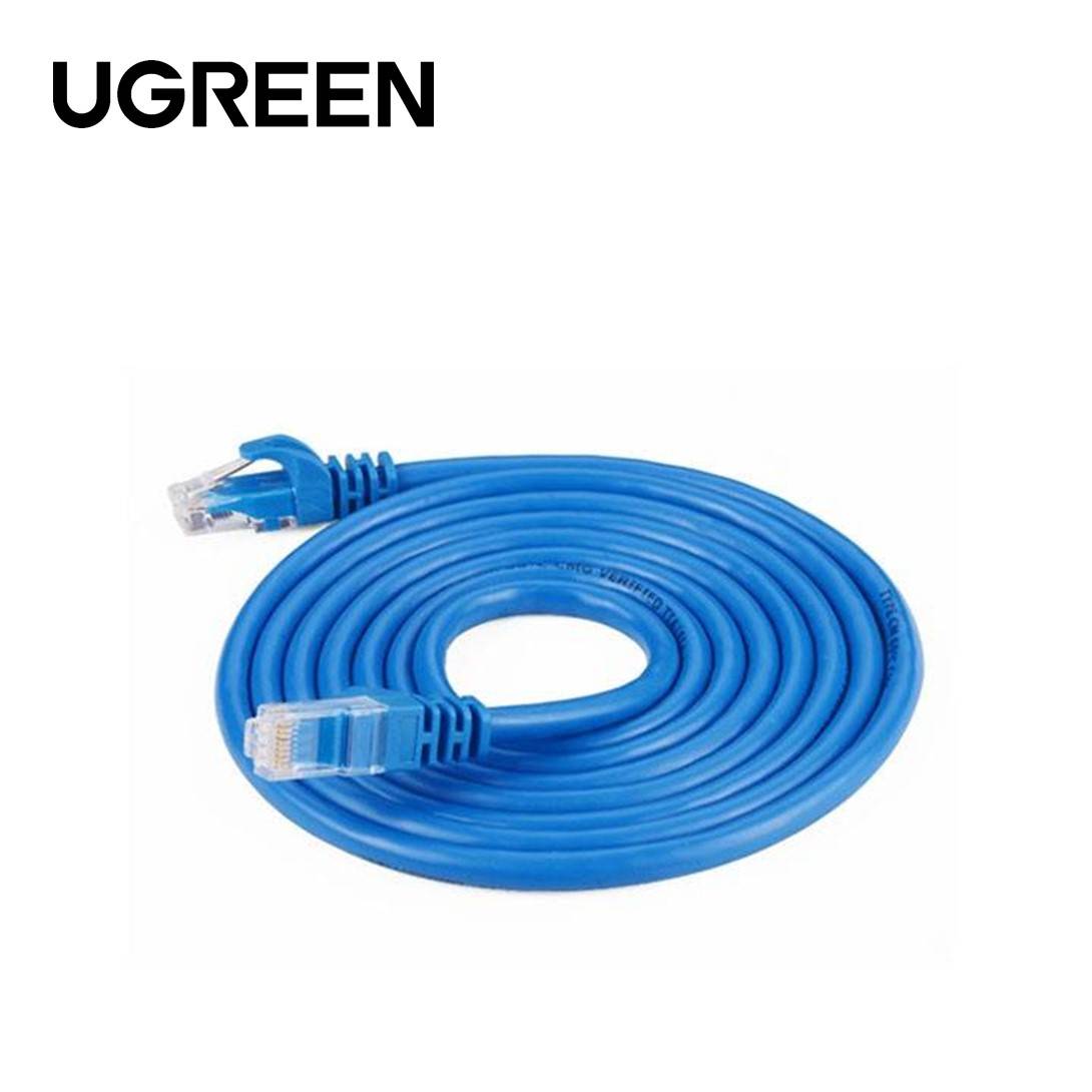 Ugreen 20m CAT 6 UTP Cable Round type – Blue – UGREEN Singapore
